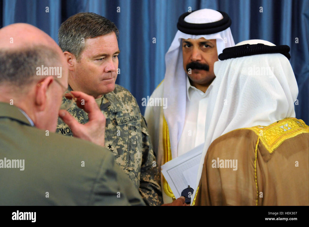 Maj. Gen. Terry Wolff, the commanding general of 1st Armored Division ...
