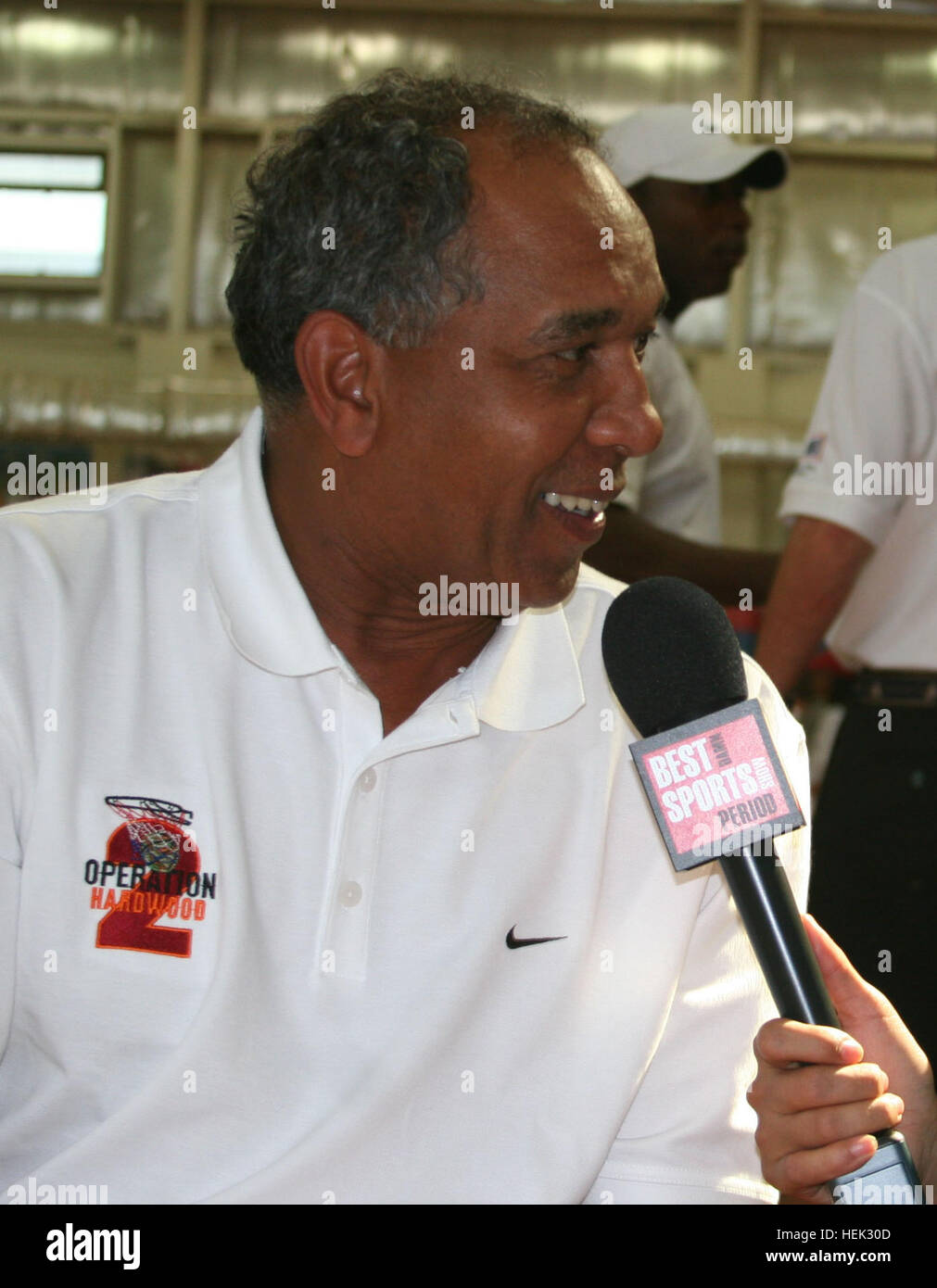 Tubby Smith, University of Kentucky head coach, is interviewed by ...