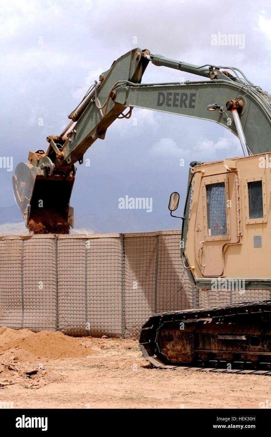 As construction began at Combat Outpost Jaghato in the Jaghato District ...
