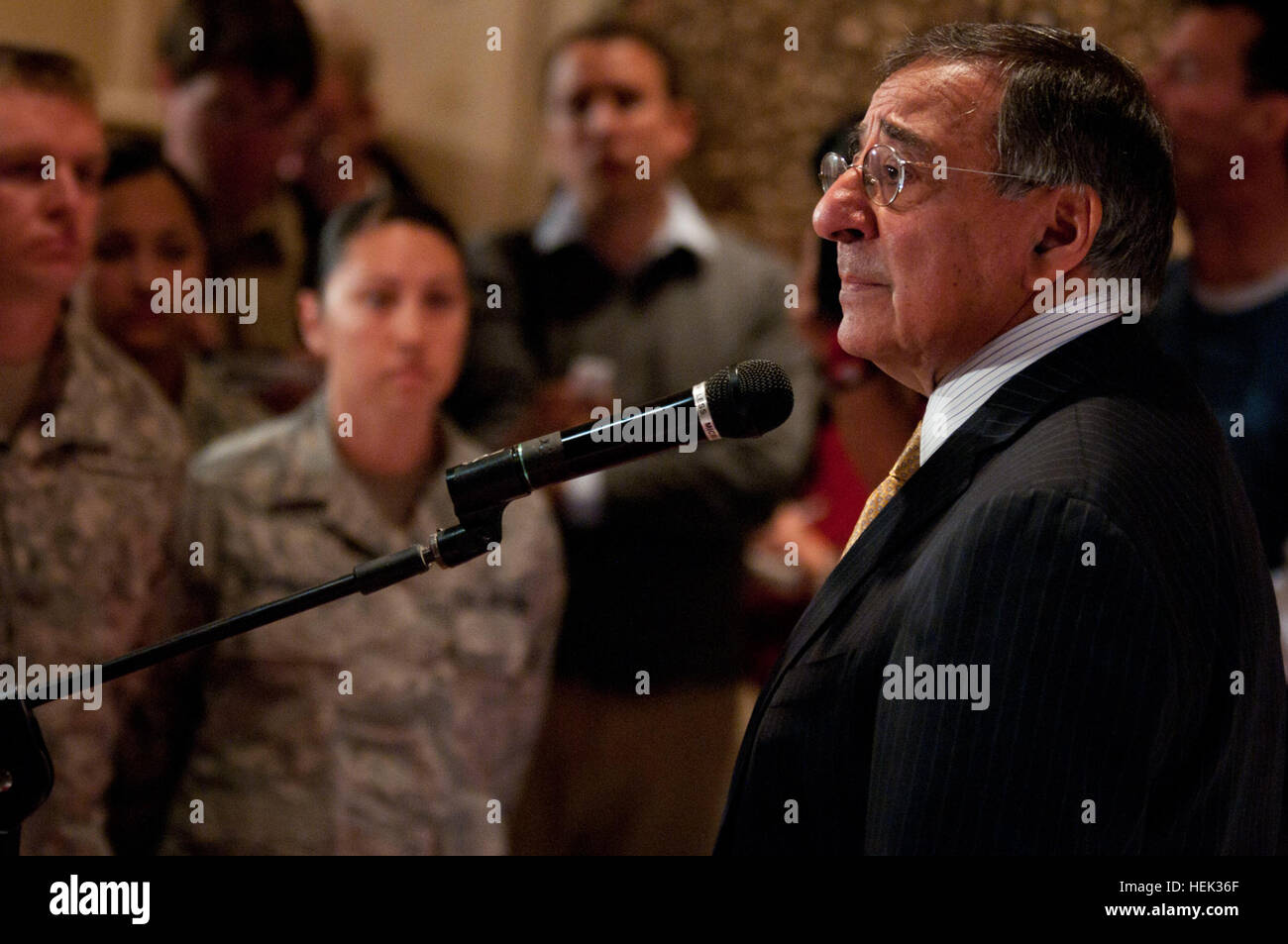 Secretary of Defense Leon Panetta expresses his deepest gratitude to ...