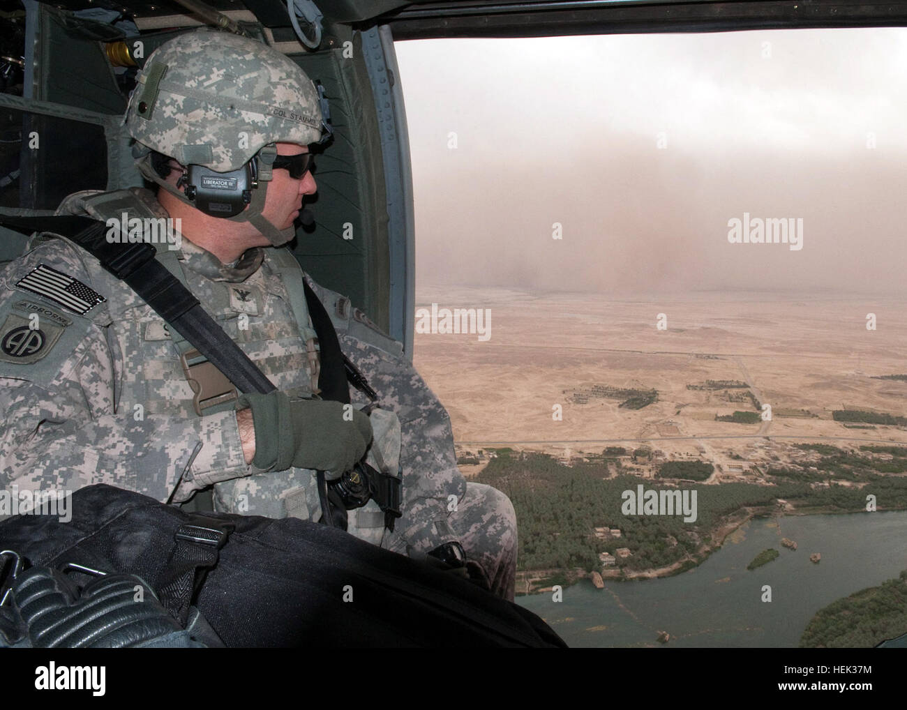 Col. Mark R. Stammer, commander of 1st Brigade, 82nd Airborne Division ...