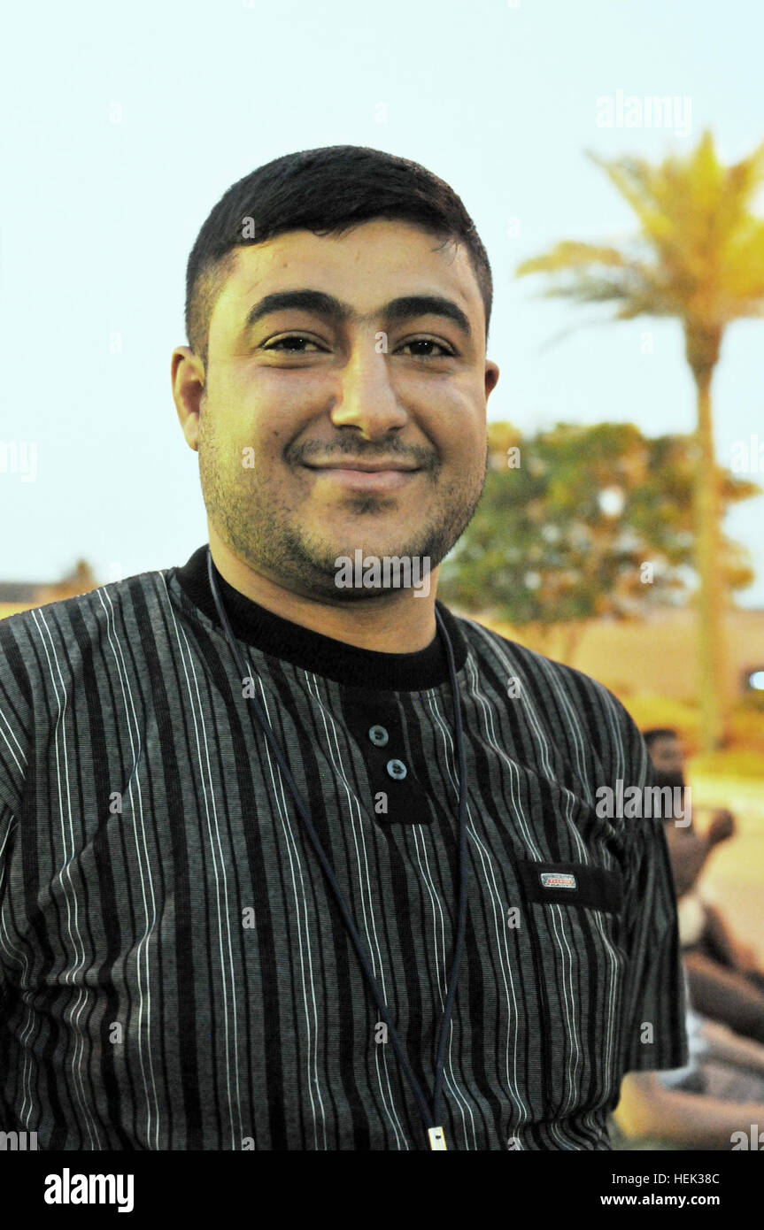 In this image, released by Texas Army National Guard, Saad al Gasem ...