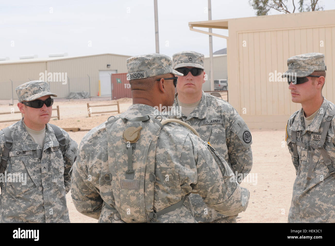 Forward Operating Base Warrior Mayor Master Sgt. Kevin Robinson, the ...