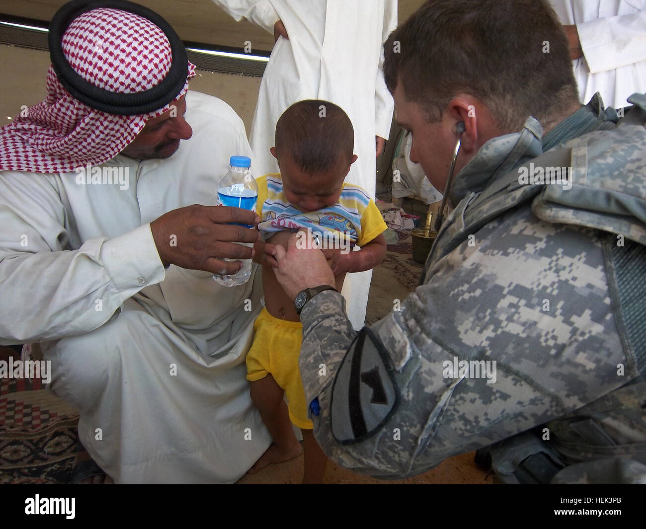 Pfc. Adgate Thomas, a medic with 2nd Battalion, 82nd Field Artillery ...