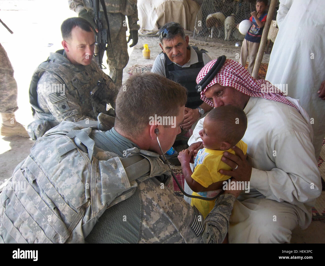 Pfc. Adgate Thomas, a medic with 2nd Battalion, 82nd Field Artillery ...