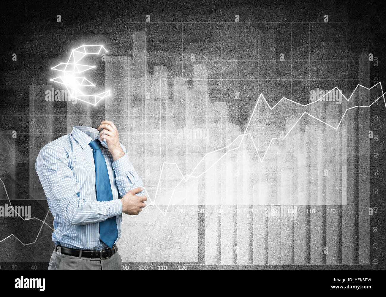 He is always thinking about money Stock Photo - Alamy