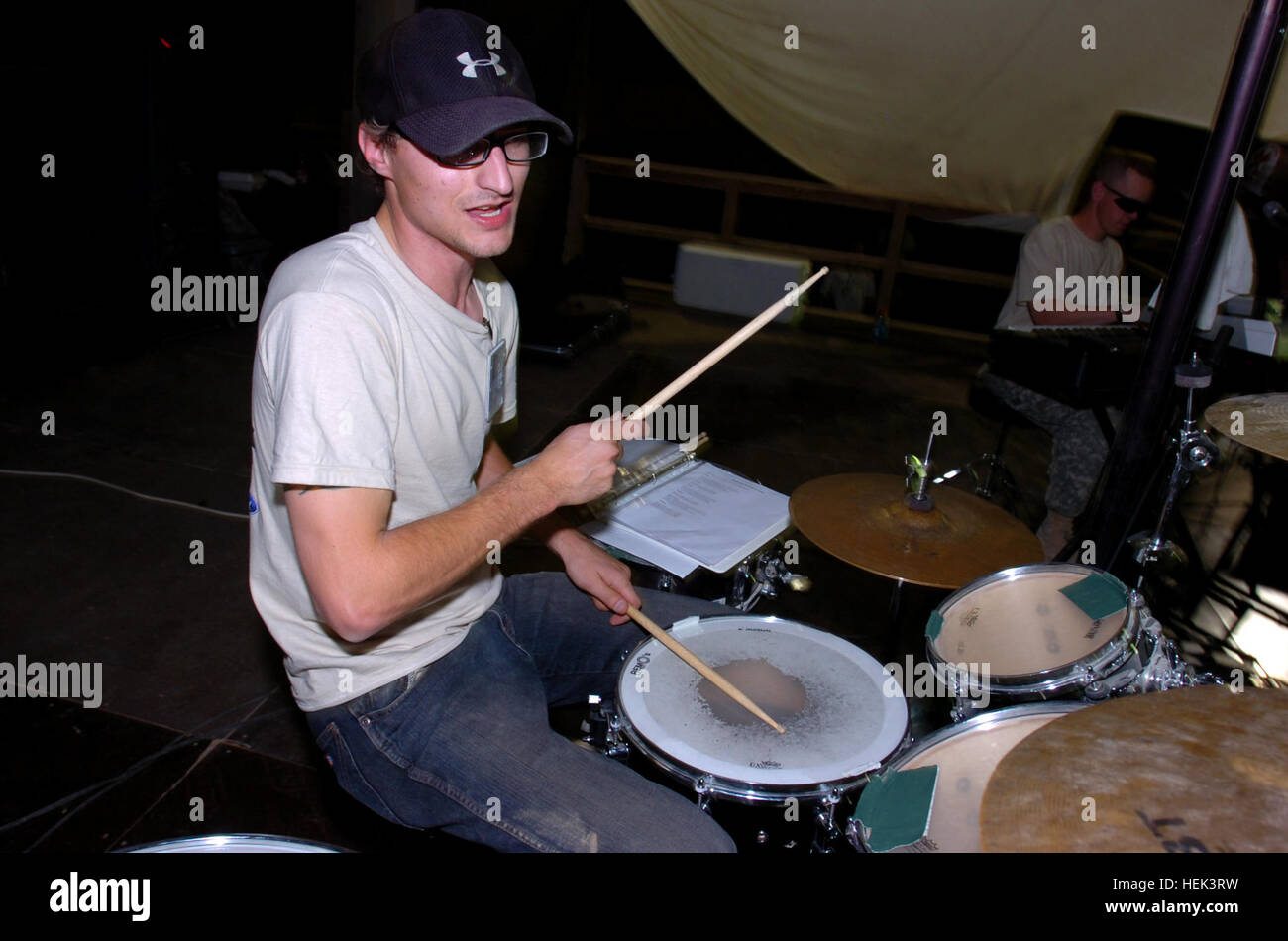 Civilian contractor Elijah Putnam from Portland, Ore., with United ...