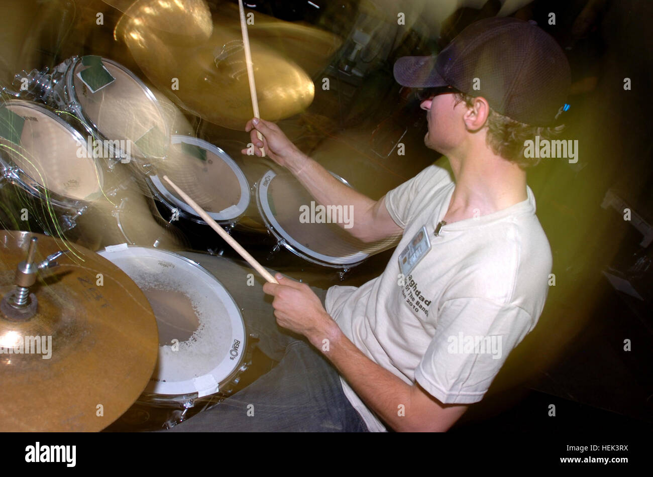 Civilian contractor Elijah Putnam from Portland, Ore., with United ...