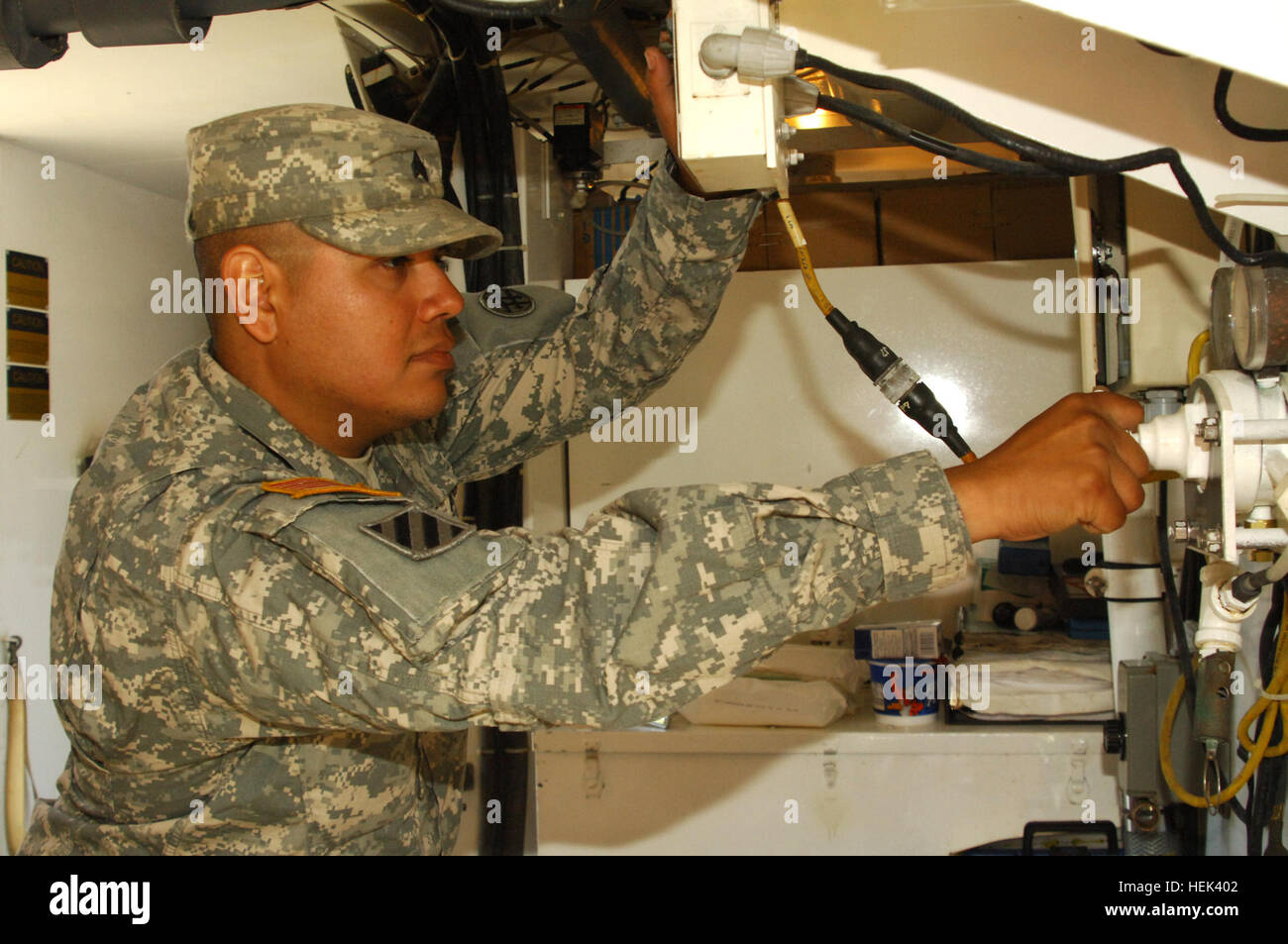 Army Reserve soldiers from the 288th Quartermaster Company conduct ...