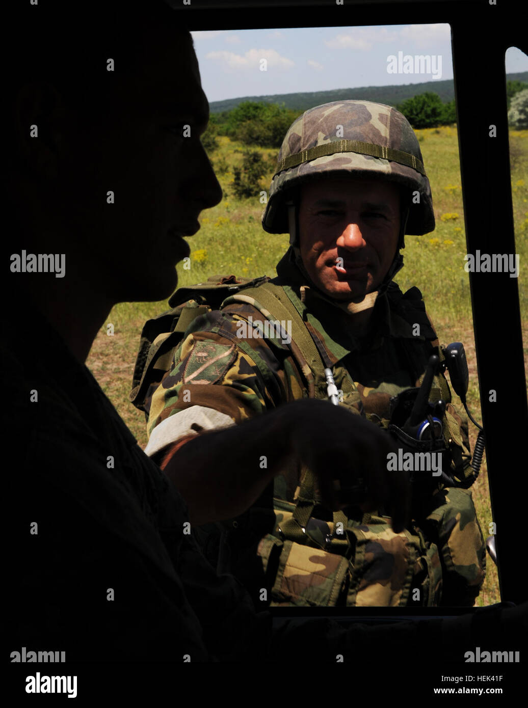Marines from Scout Platoon, Headquarters and Service Company, 1st Tank ...