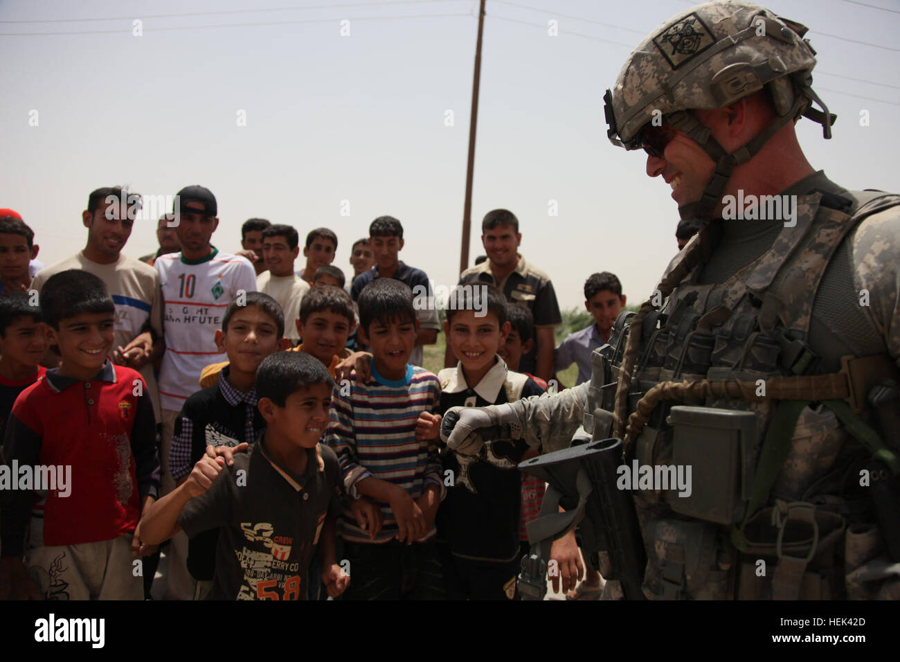 U.S. Army Lt. Col. Michael Lawrence, Commander of 2nd Battalion, 23rd ...