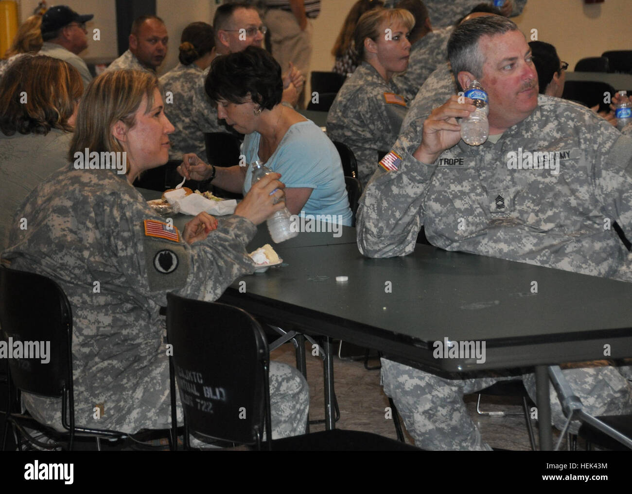 Capt. Erica Stephenson and Master Sgt. Daniel Strope, from the ...