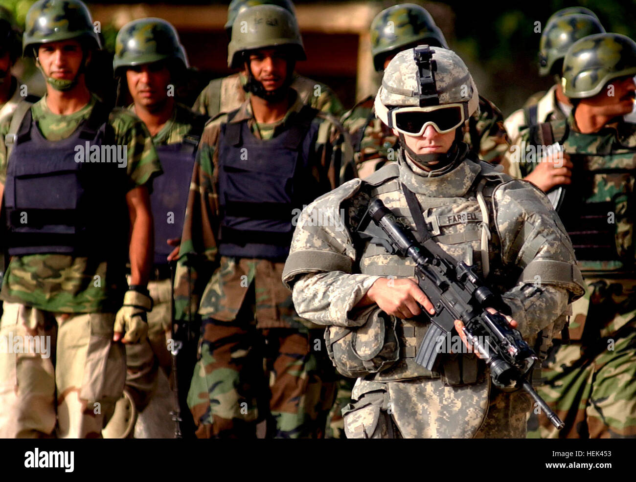 1st iraqi national police division transition team hi-res stock ...