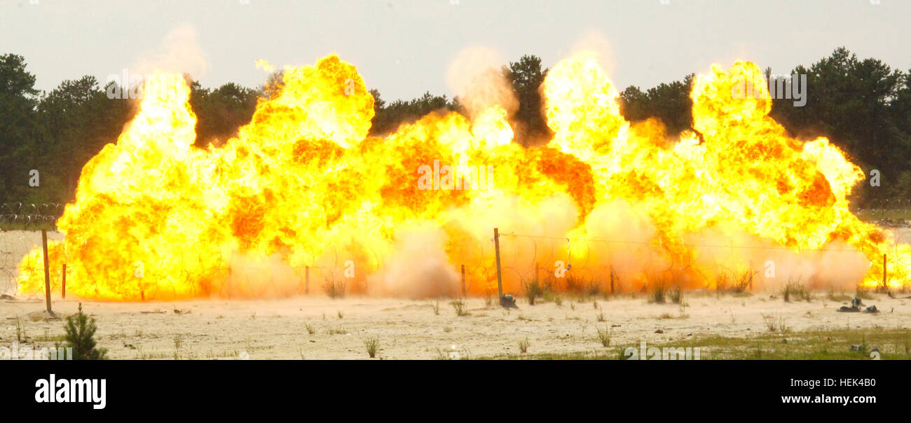 FBI shows explosives' firepower 100624-A-4429M-001 The "Wall of Fire ...