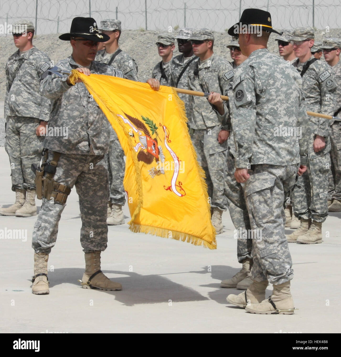 Lt. Col. Andrew Green, commander of 4th Squadron 2nd Stryker Cavalry ...