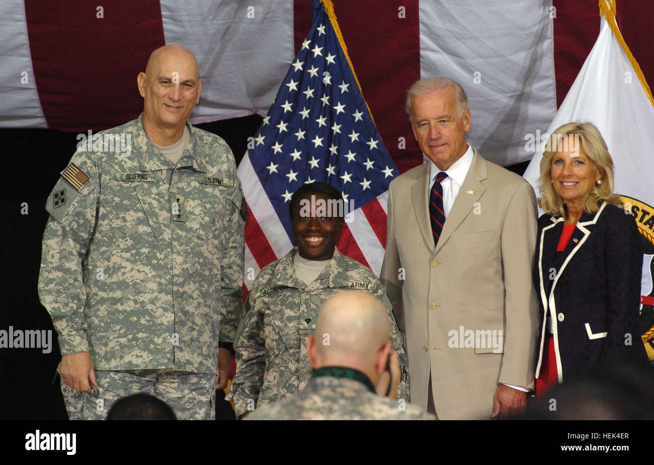 Spc. Glory-Dana Salomon, a medic with the 66th Military Police Company ...