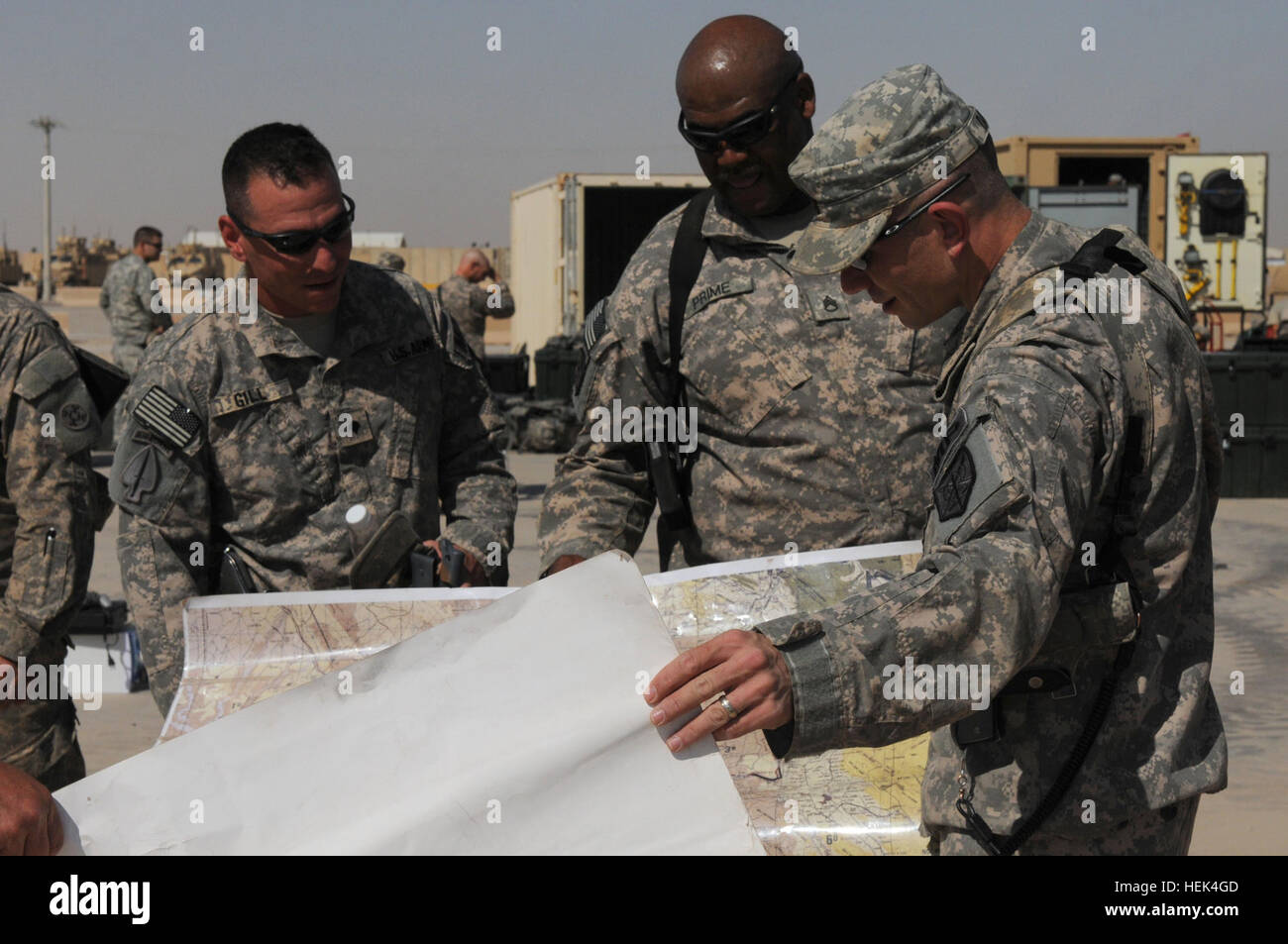 Spc. Adam Gill, Staff Sgt. George Prime and Staff Sgt. Caleb Dawson ...
