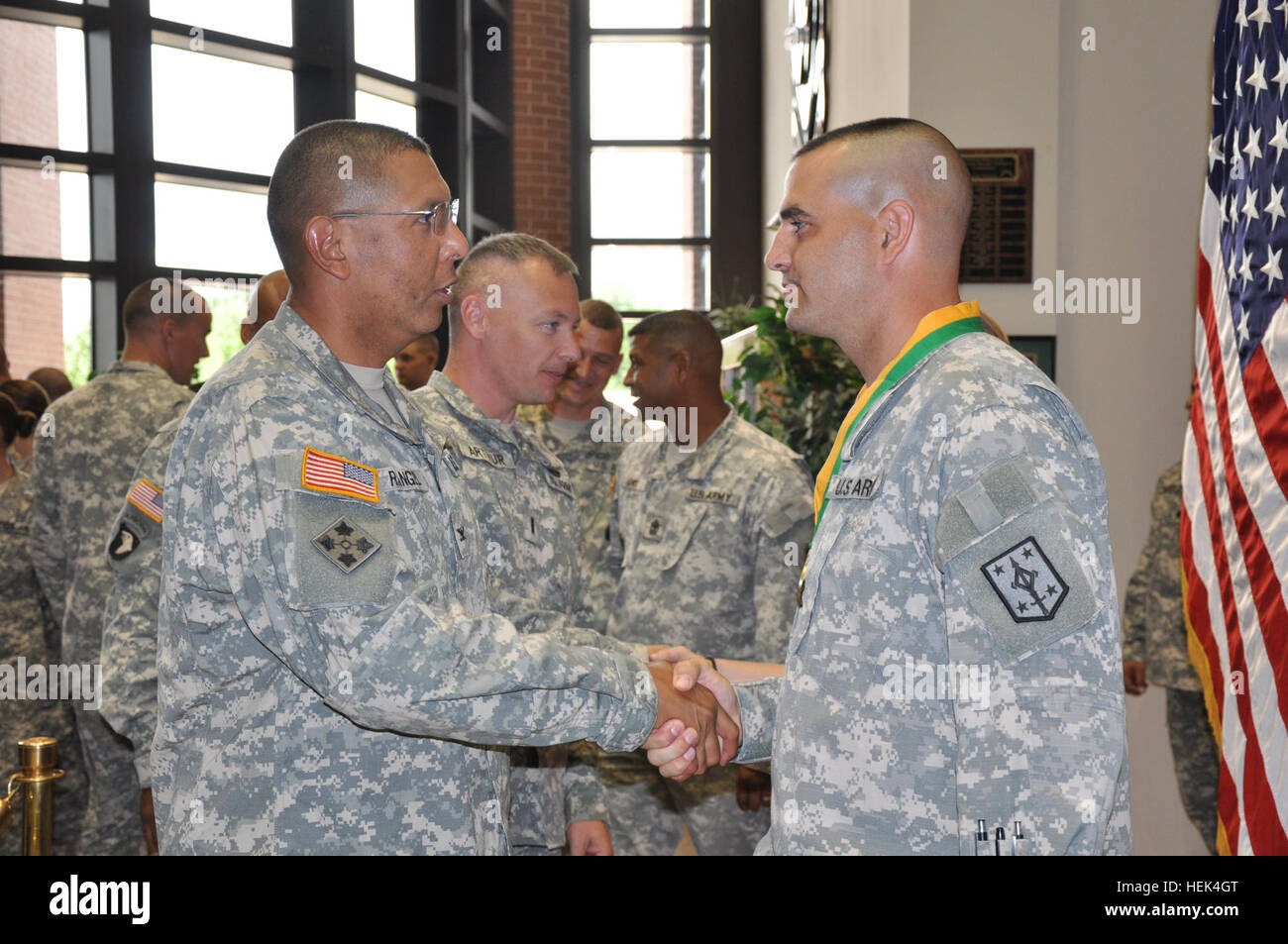 Col. Frank Rangel, 4th Maneuver Enhancement Brigade Commander ...