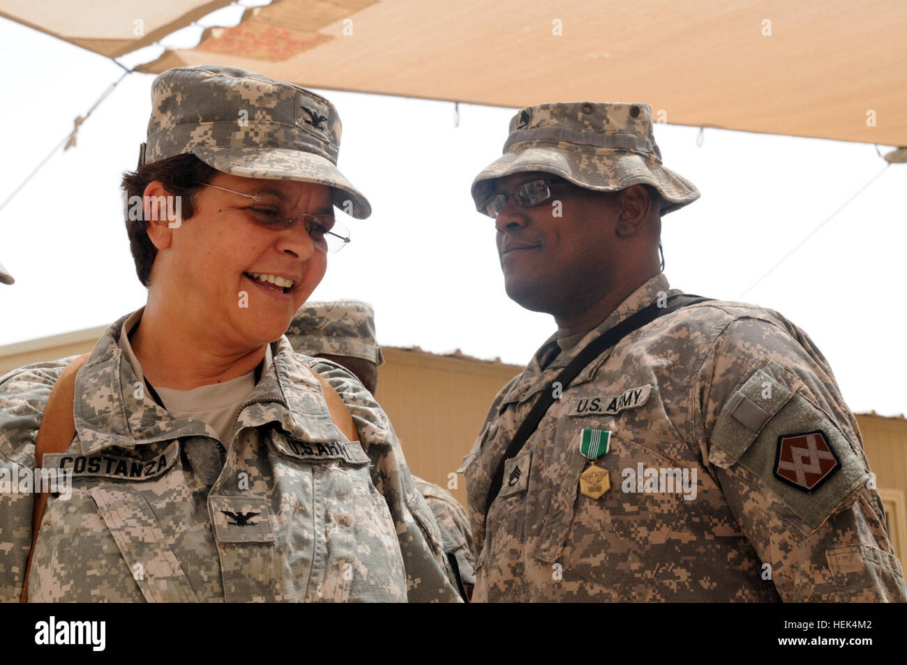 Col. Lisa Costanza, commander, 224th Sustainment Brigade, 103rd ...