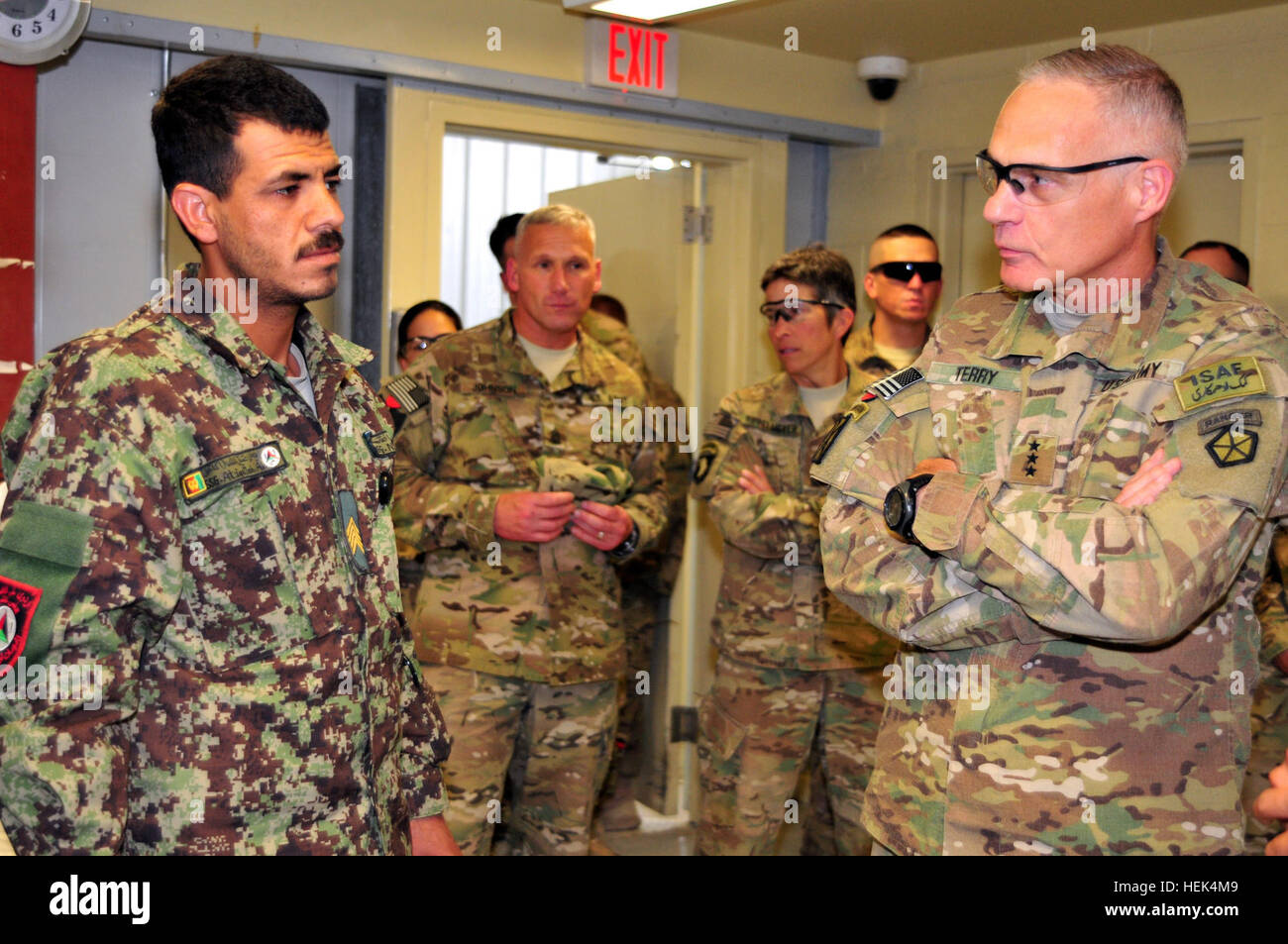 Lt. Gen. James L. Terry, incoming commander, International Security ...