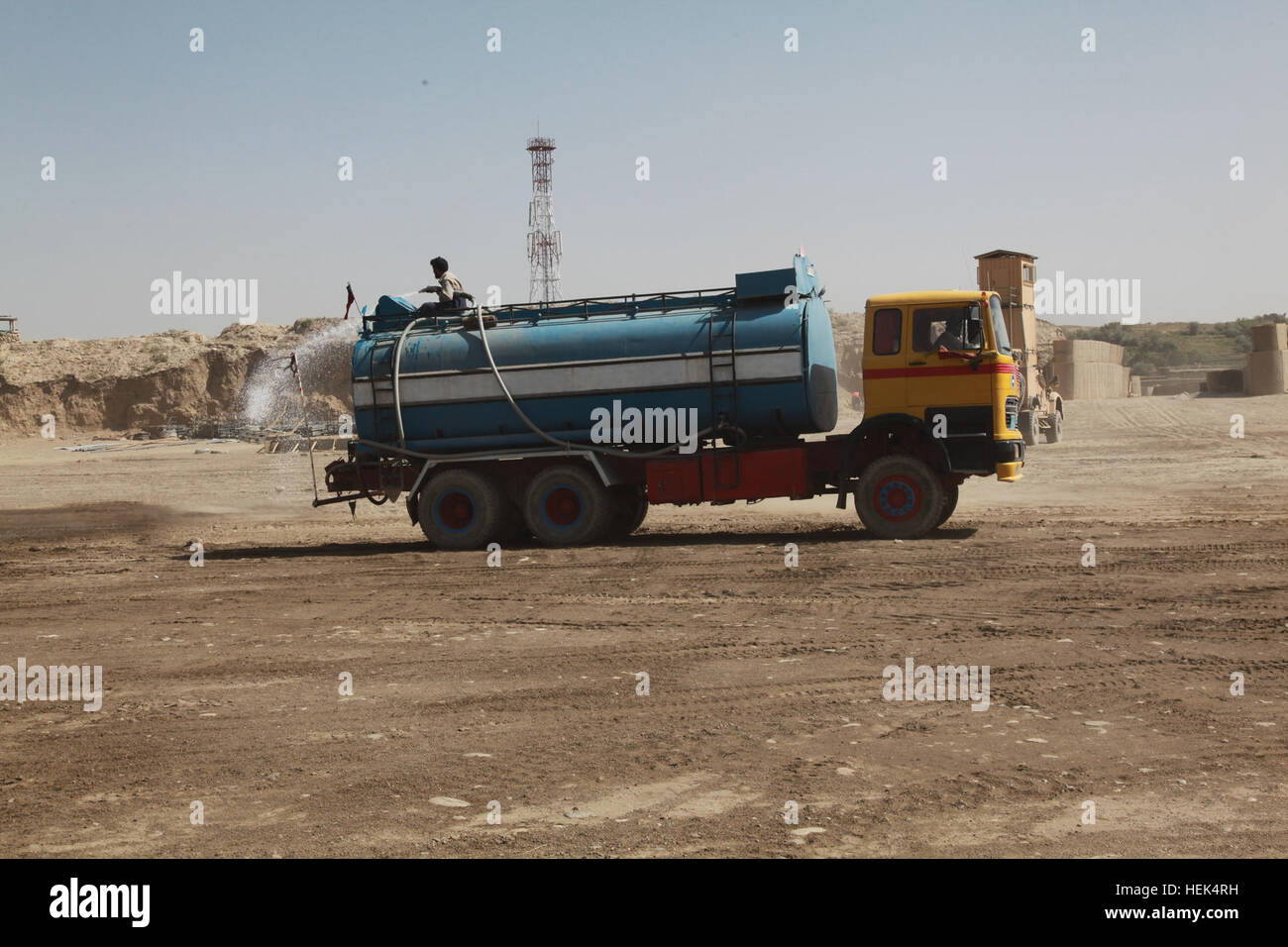 Dust control water spray hi-res stock photography and images - Alamy