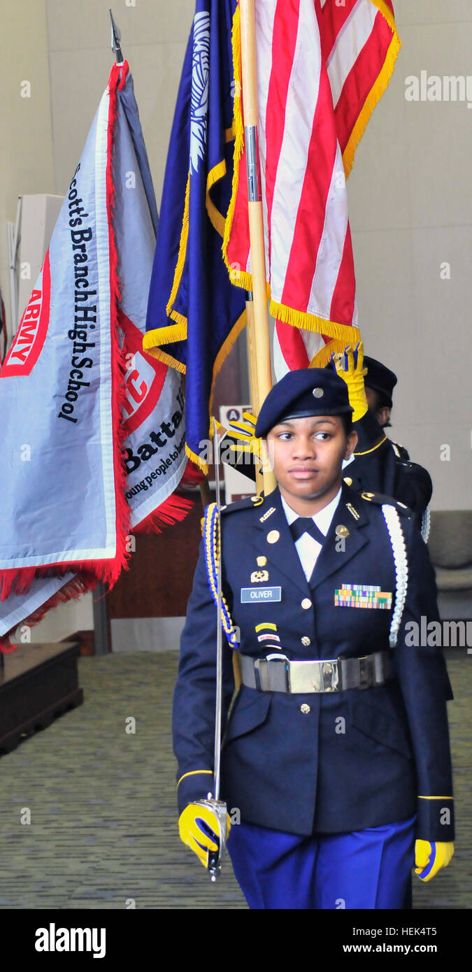 The Scotts Branch Junior Reserved Officer Training Corps all female ...