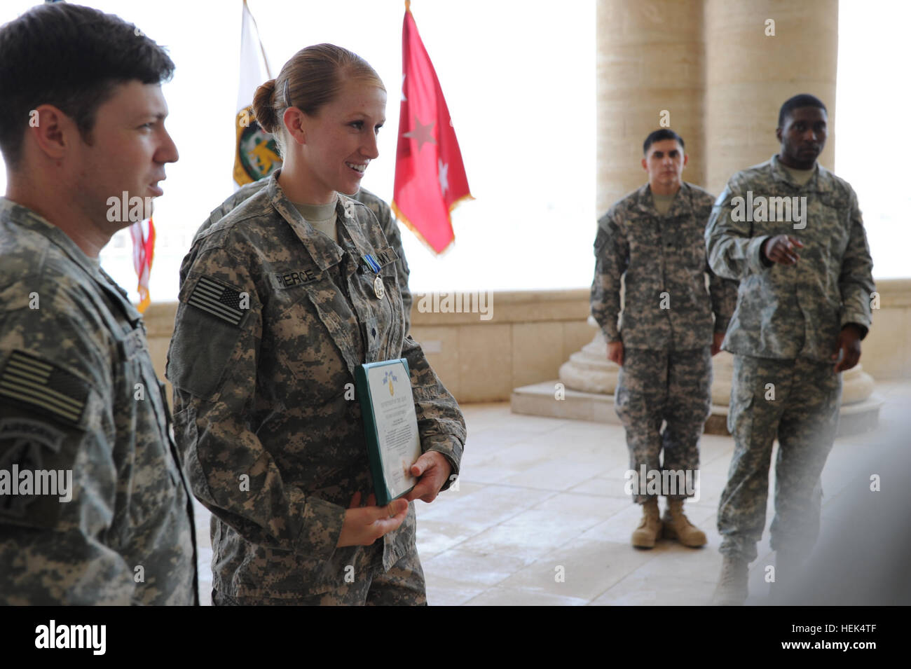 U.S. Army Spc. Abbie Pierce with Alpha Company, 8th Psychological ...