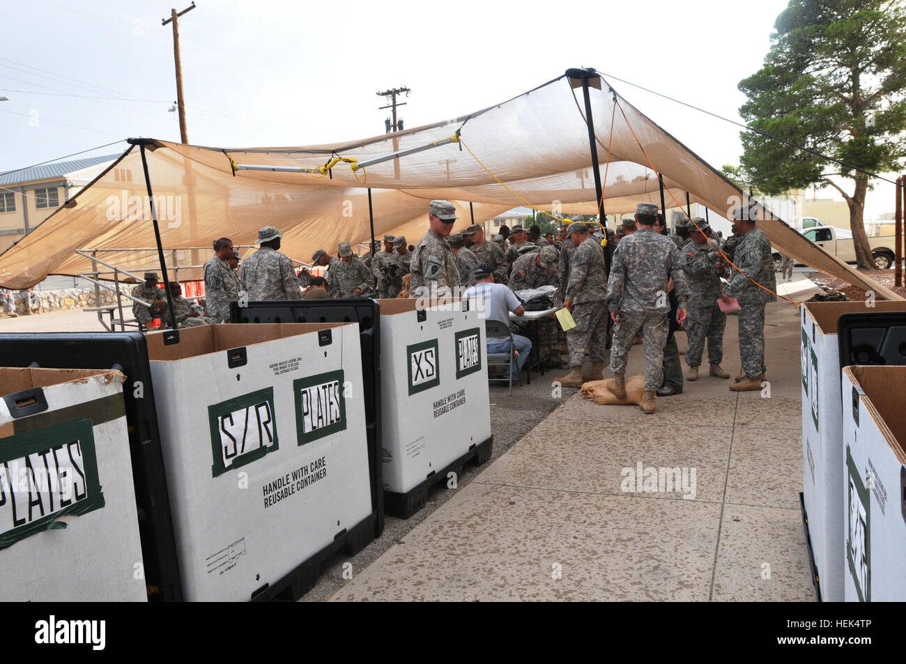 In this image, released by the Texas Army National Guard, soldiers with ...