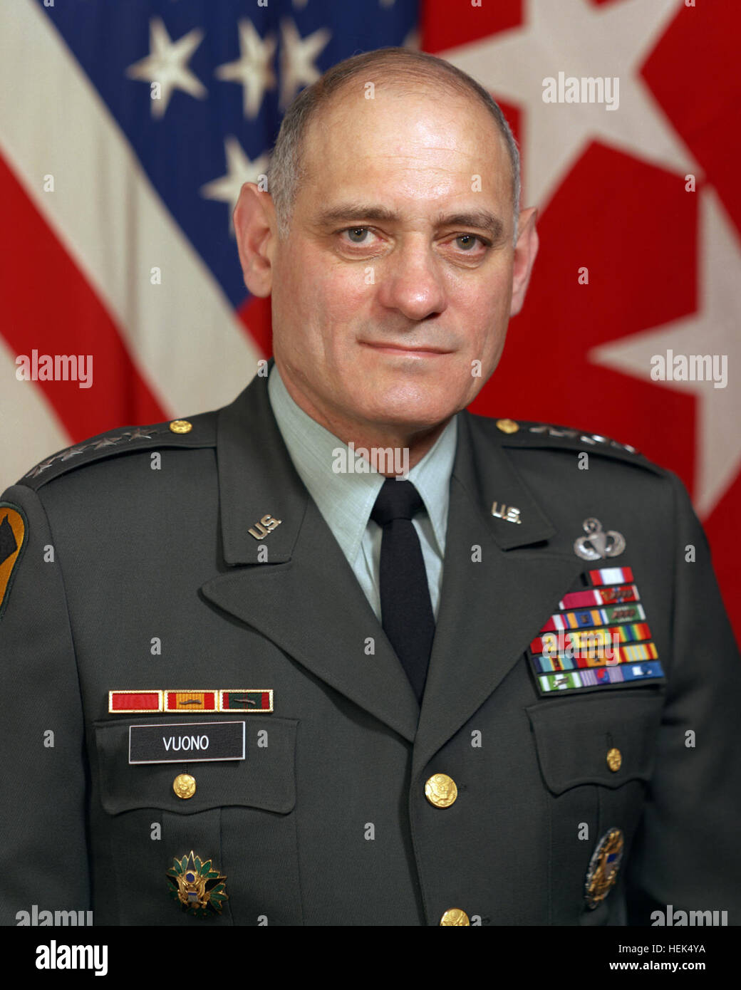 Portrait: US Army (USA) General (GEN) Carl E. Vuono (uncovered ...