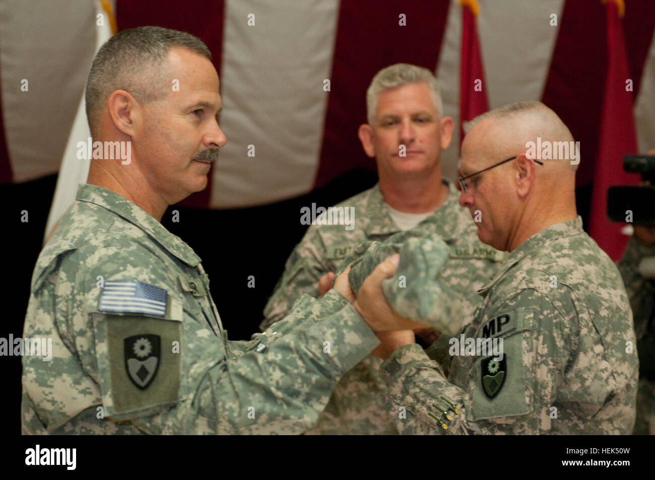 Brig. Gen. Donald Currier, 49th Military Police Brigade commander, and ...
