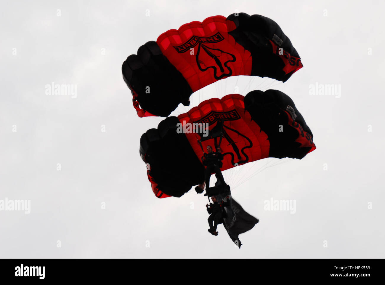 Black daggers parachute demonstration team hi-res stock photography and ...