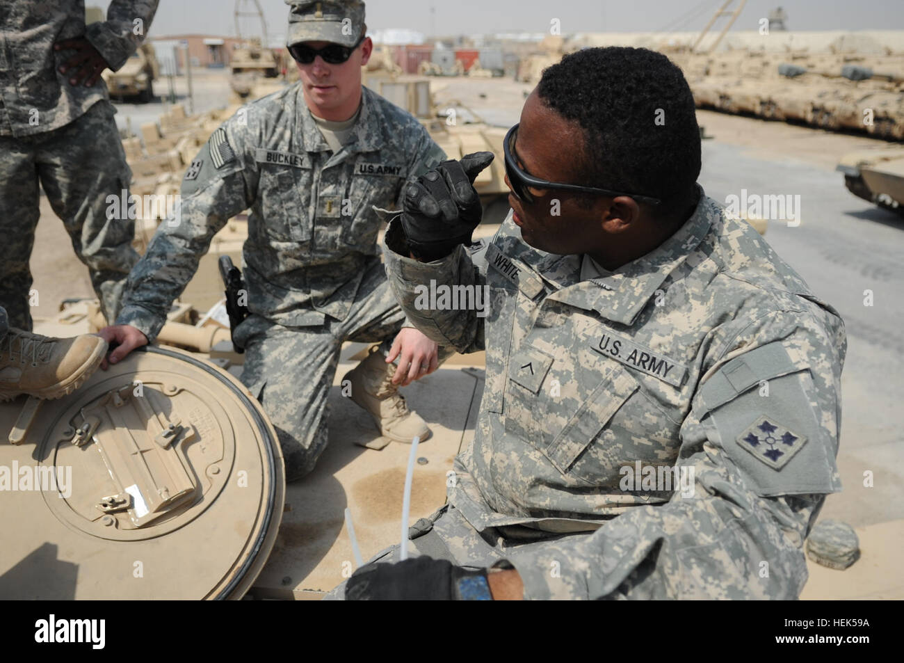U.S. soldiers with Delta Company, 1st Battalion, 68th Armor Regiment ...