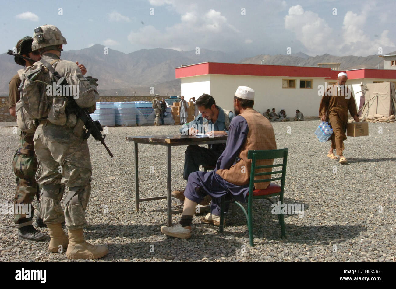 A U.S. Army soldier from Legion Company, 1st Battalion 503rd Infantry ...