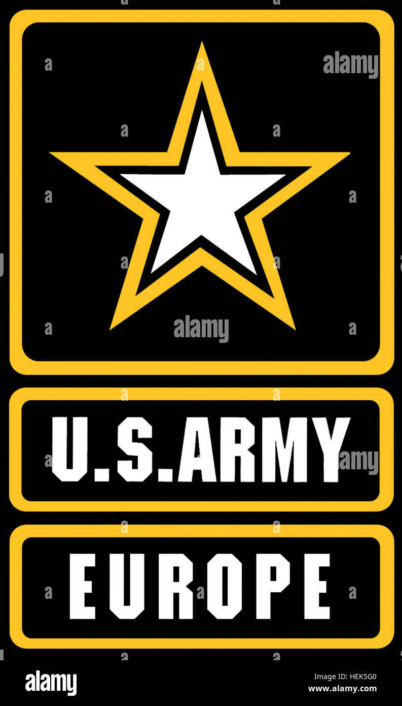 US Army Europe logo U.S. Army Europe Logo Stock Photo - Alamy
