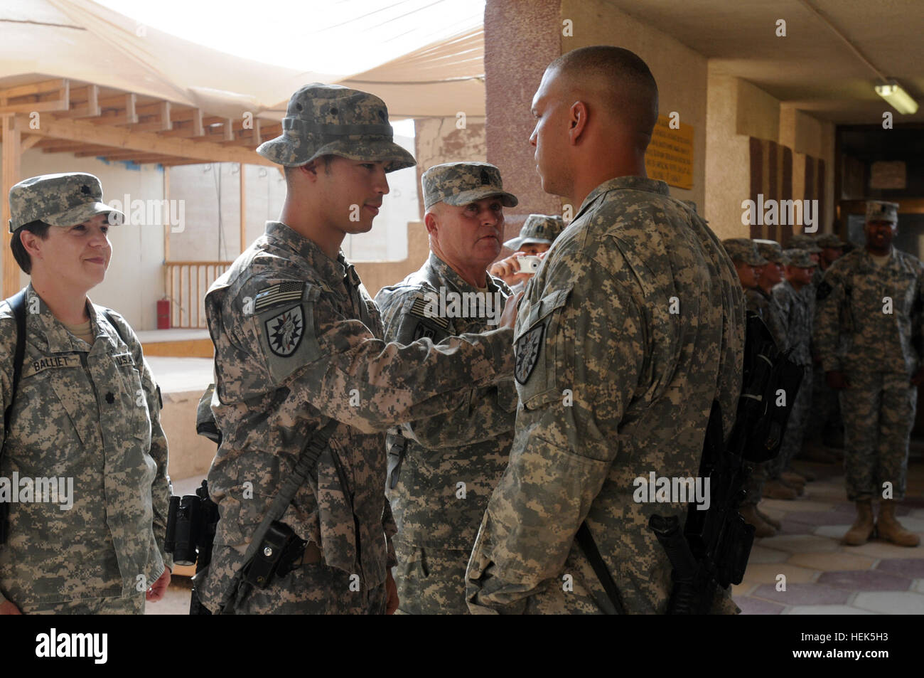 Spc. Brian Tugmon, a medic with Headquarters and Headquarters Company ...