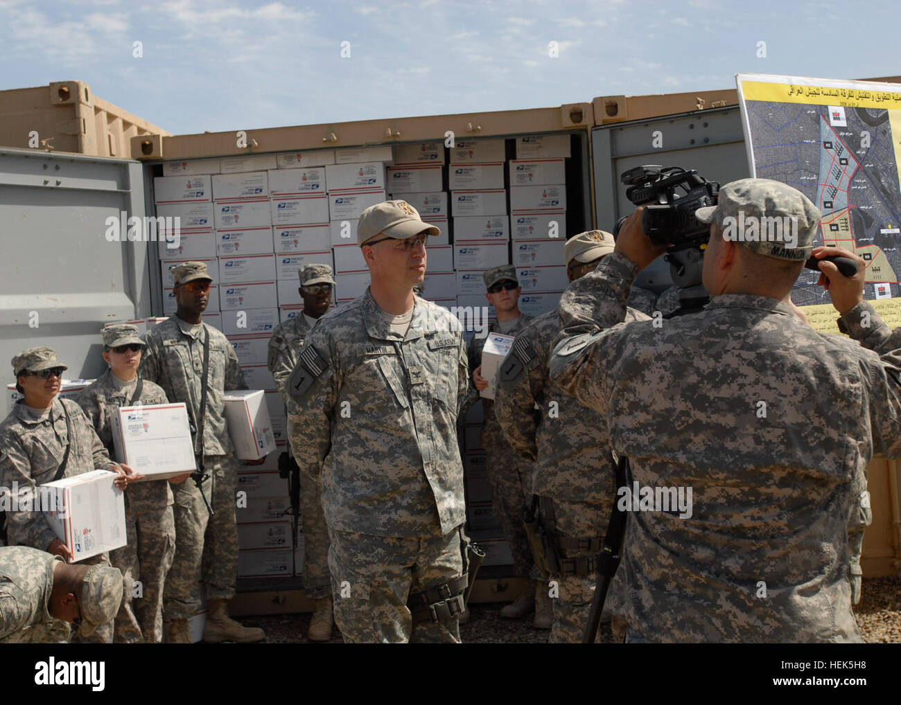 San Diego native Pfc. Jamie Mannion (right), 2nd Heavy Brigade Combat ...