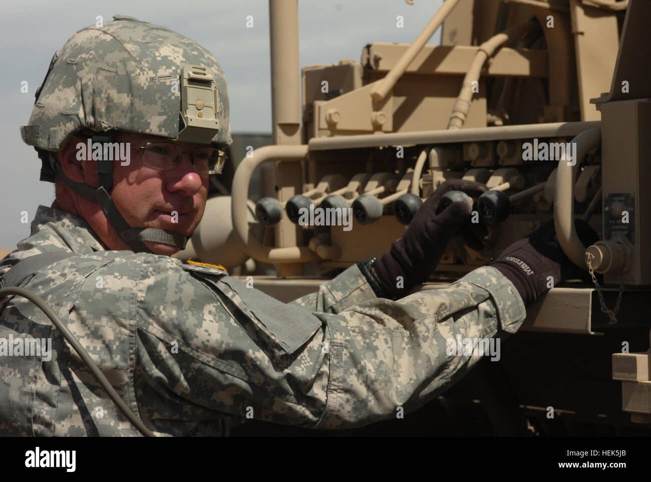 Soldiers train on operating the Hemmet Wrecker at Gowen Field, learning ...