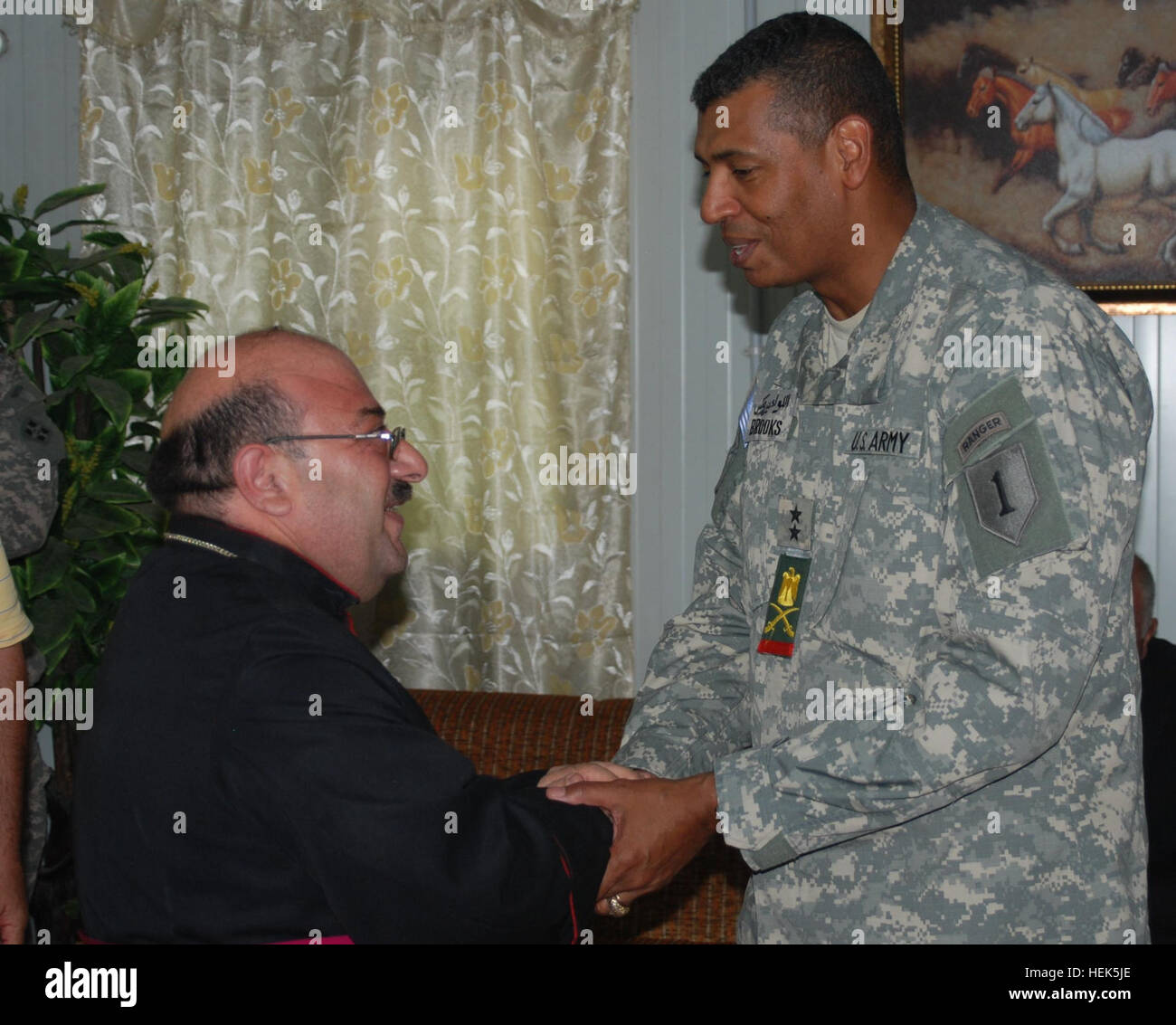 Maj. Gen. Vincent Brooks, commanding general of the 1st Infantry ...