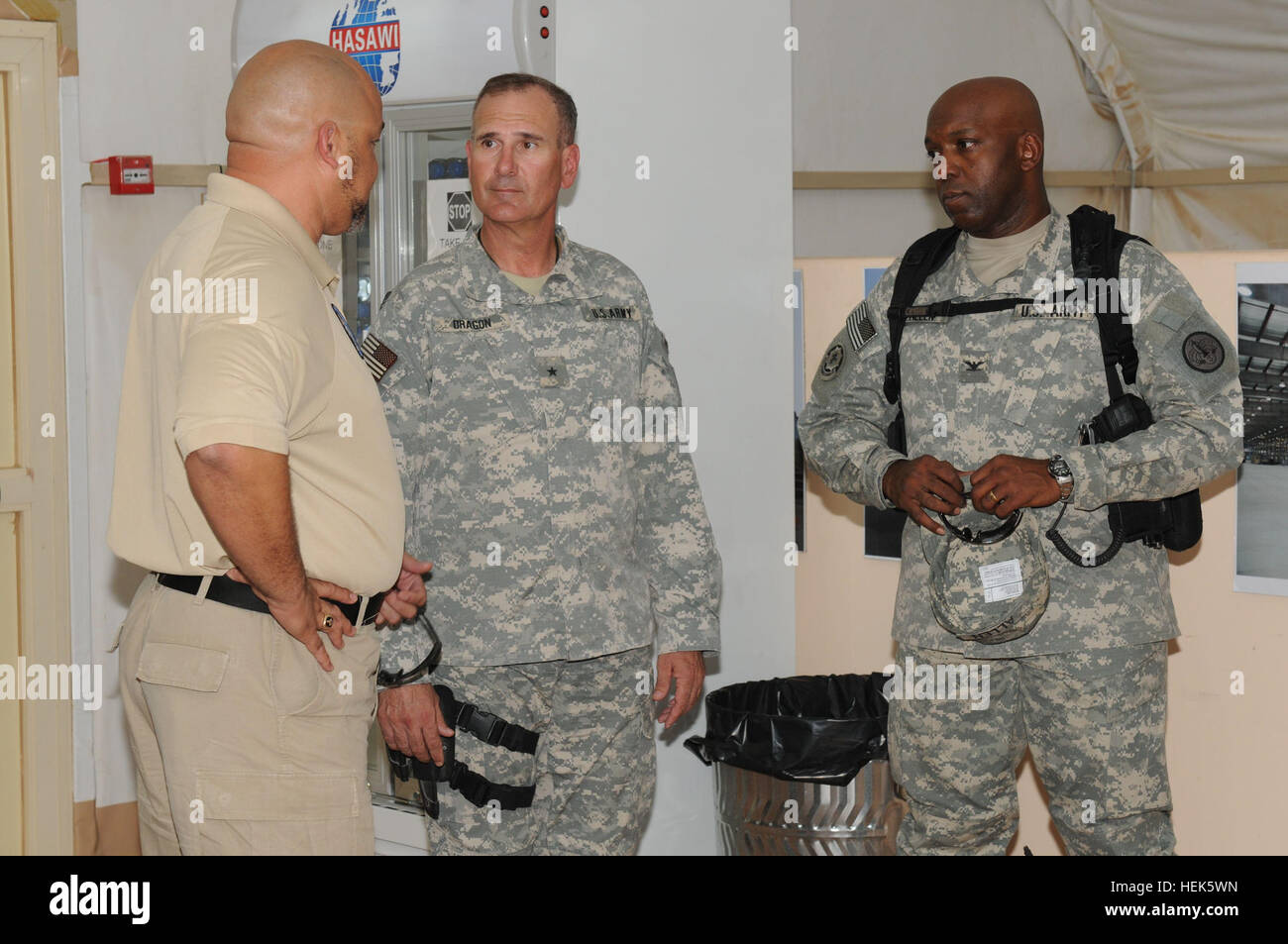 Brig. Gen. Randall Dragon, deputy commanding general for support with ...