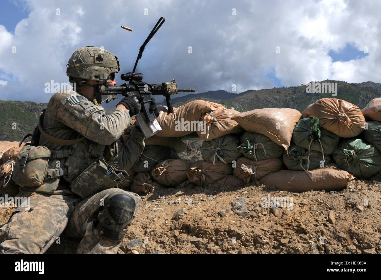KUNAR PROVINCE, Afghanistan - U.S. Army Spc. William B. James of ...