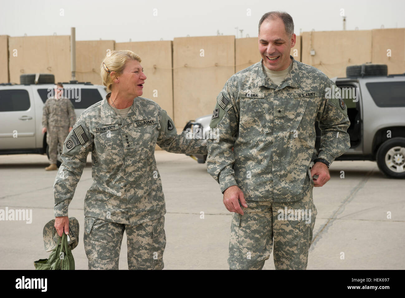 U.S. Army Gen. Ann Dunwoody, Commander of Army Materiel Command , meets ...