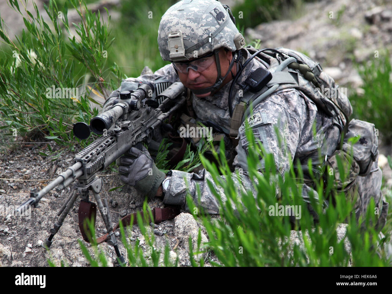 M14 battle enhanced rifle hi-res stock photography and images - Alamy