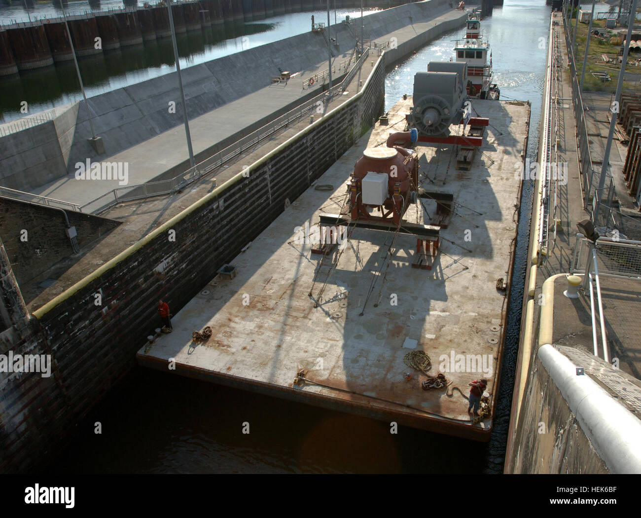 A turbine generator owned by the Tennessee Valley Authority is shipped ...