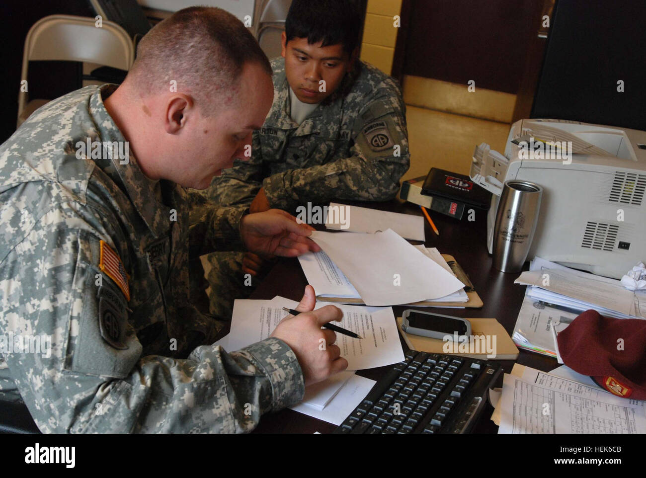 Staff Sgt. Teddy Fortenberry, the career counselor for 407th Brigade ...