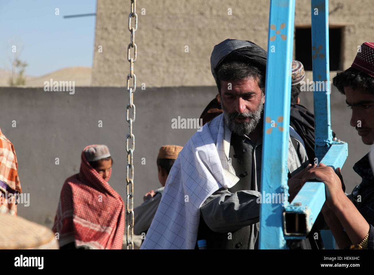 Farooq Hamyoon the Sub Governor of Kherwar District, Logar province ...