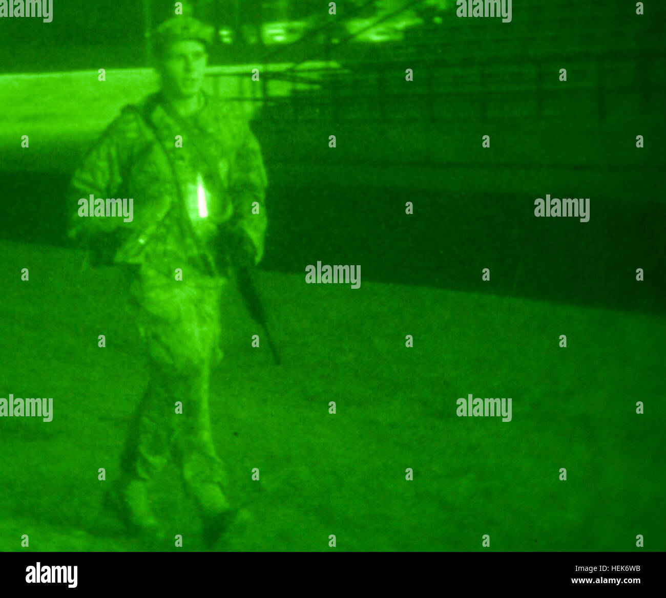 Army Reserve Sgt. David Rider runs to the finish line during the night ...