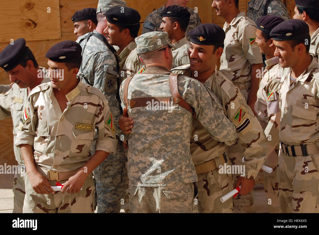 Sgt. Jasen Sumner (foreground, third from right), with Company D, 3rd ...