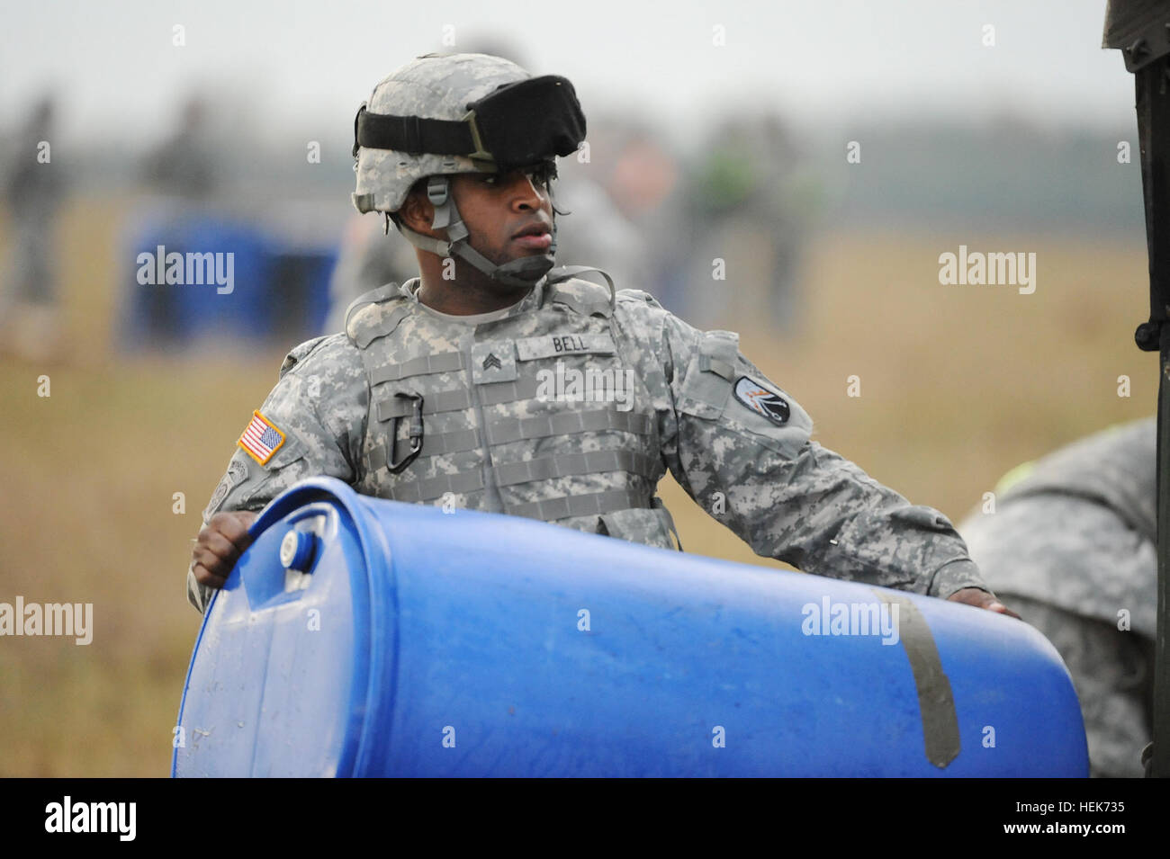 Sgt. Derrick Bell, a native of Sheriton, Va., and a mechanic with the ...