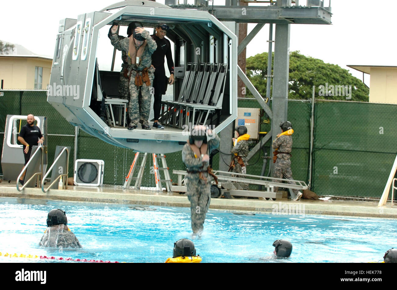 Survival training helicopter pilots hi-res stock photography and images ...