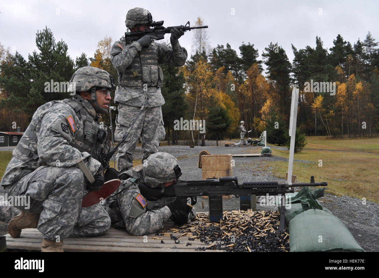 Soldiers from the 18th Engineer Brigade complete crew-served and ...